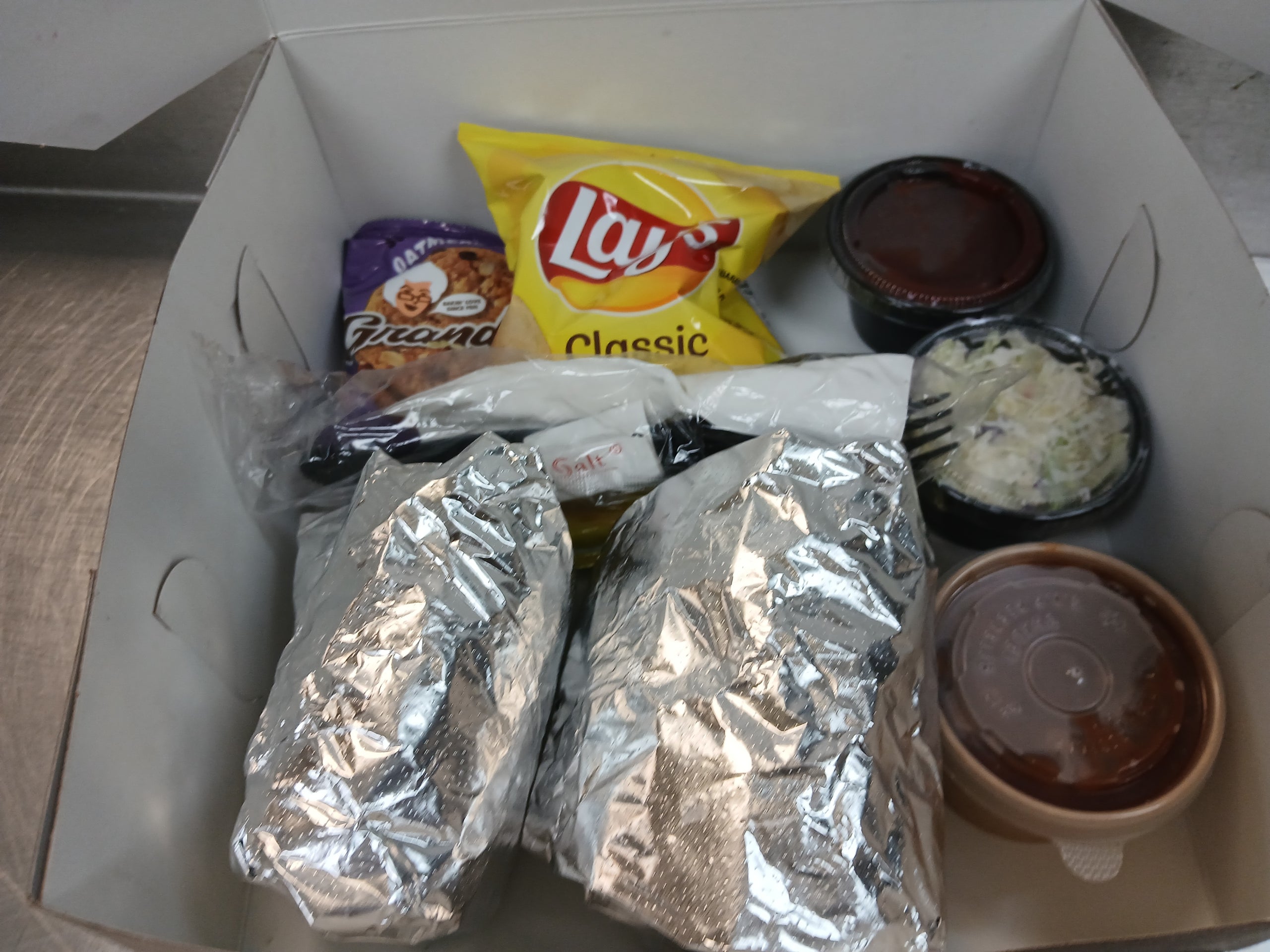 Smoked Salmon Sandwich box lunch | Larry's smokehouse